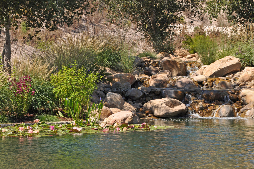 Ranch Reservoir & Nectar Garden w/ BioHaven Floating Island - Landscape ...