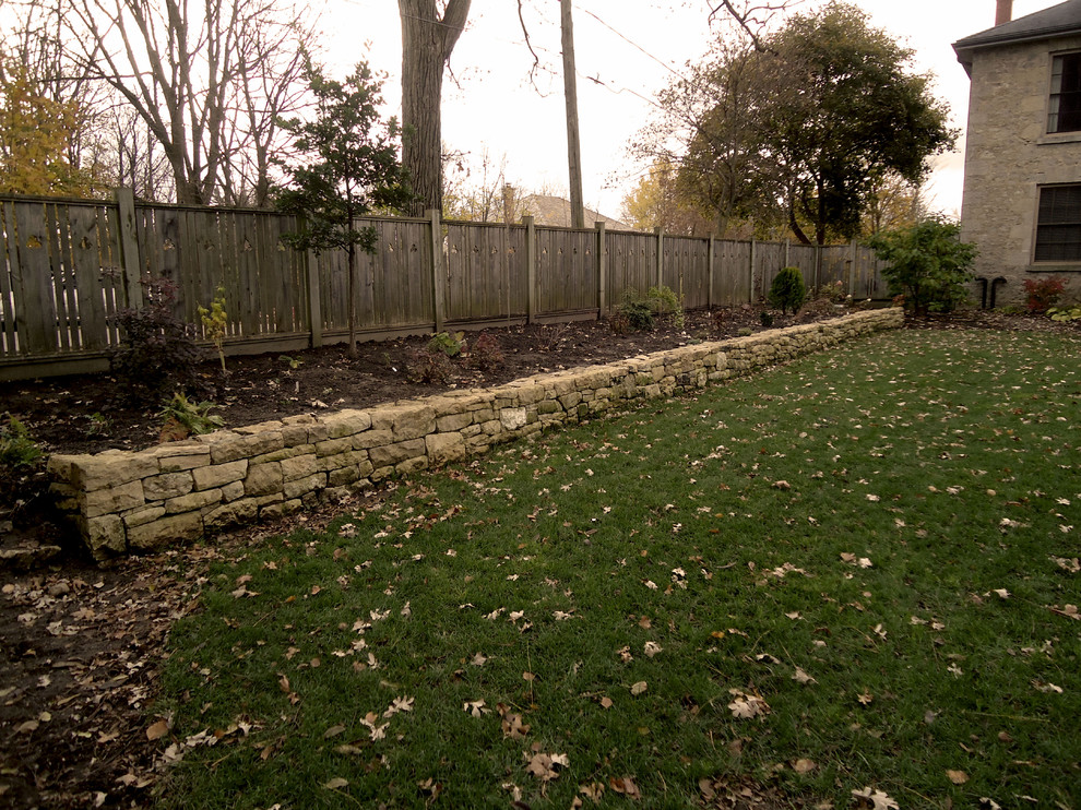 Reclaimed stone wall - Traditional - Landscape - Toronto - by Creo ...