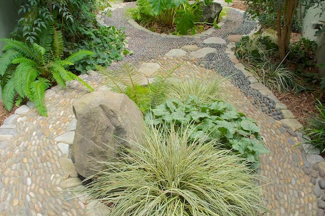 Reflexology Path - Asian - Garden - Portland - by Plan-it Earth Design ...