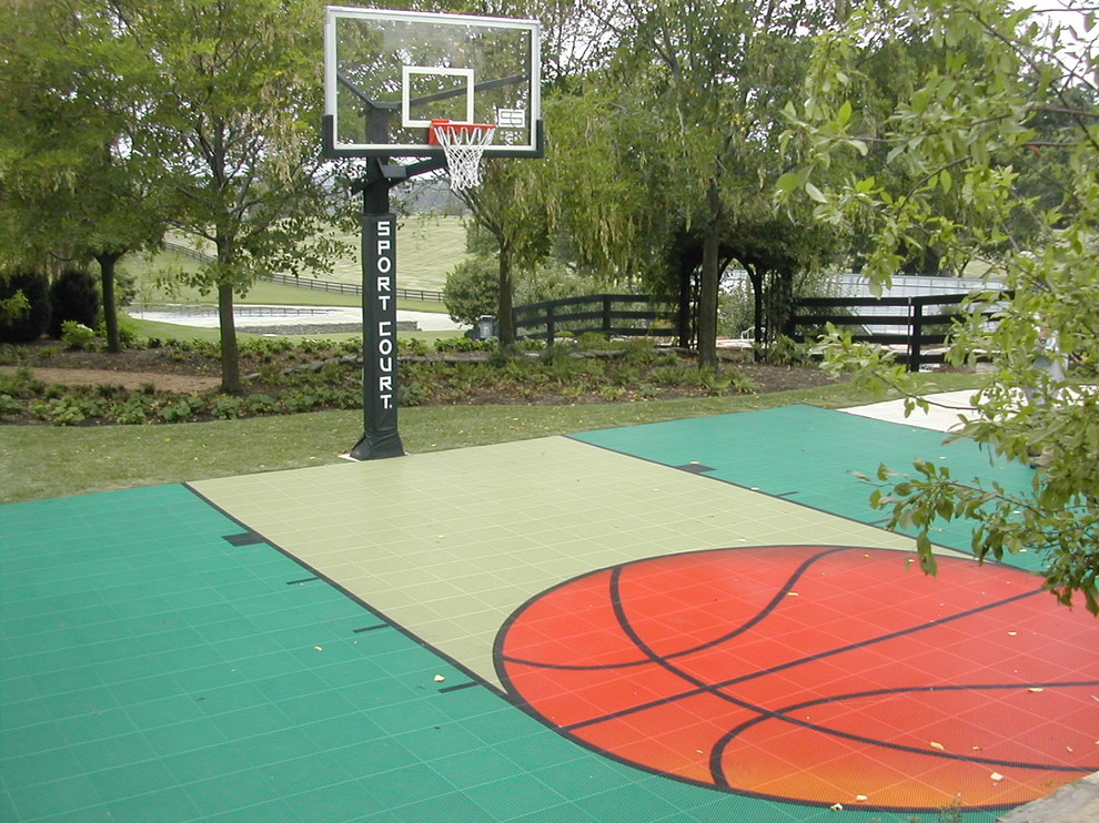 Residential 28'x30' Half-Court - Traditional - Landscape - DC Metro ...