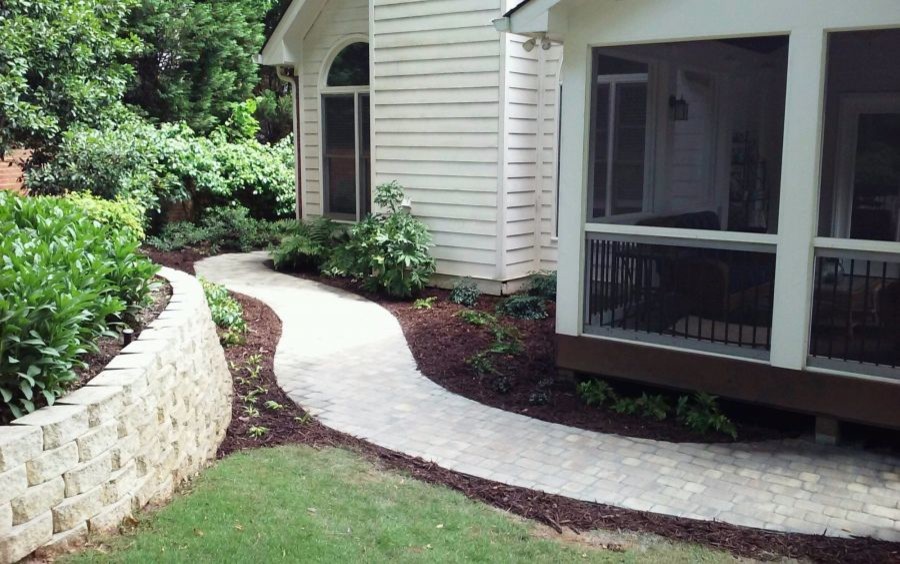 Residential Stone Pathway - Landscape - Atlanta - by Michaelangelo's ...
