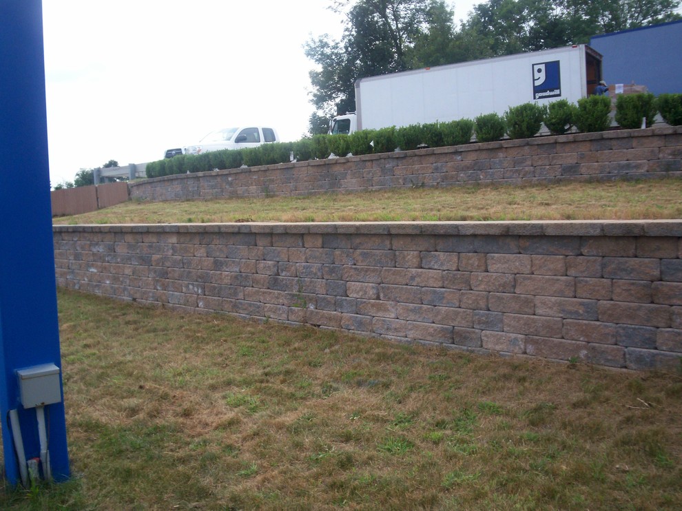 Retaining Wall Projects - Traditional - Landscape - Boston - by JS ...