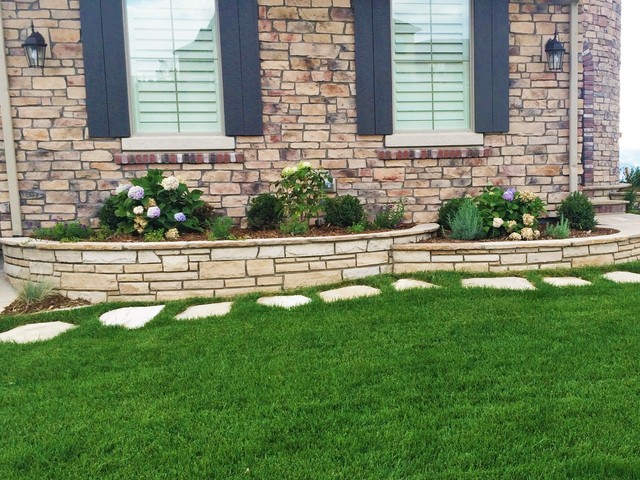 Retaining Walls & Planter Boxes - Contemporary - Garden - Denver - by ...