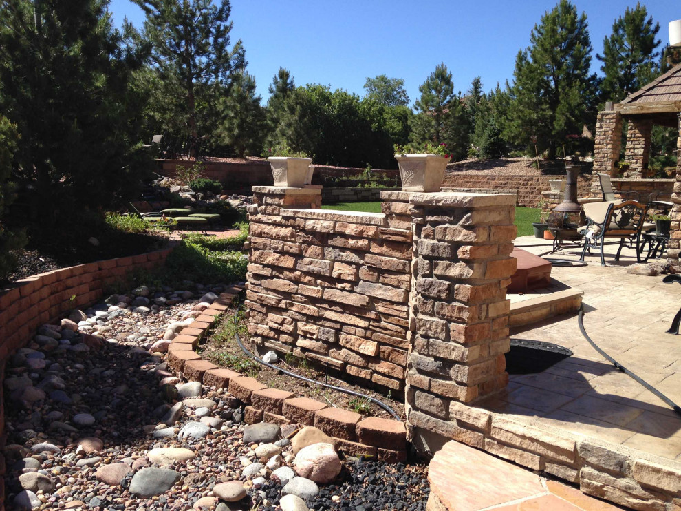 Retaining Walls & Planter Boxes - Contemporary - Landscape - Denver ...