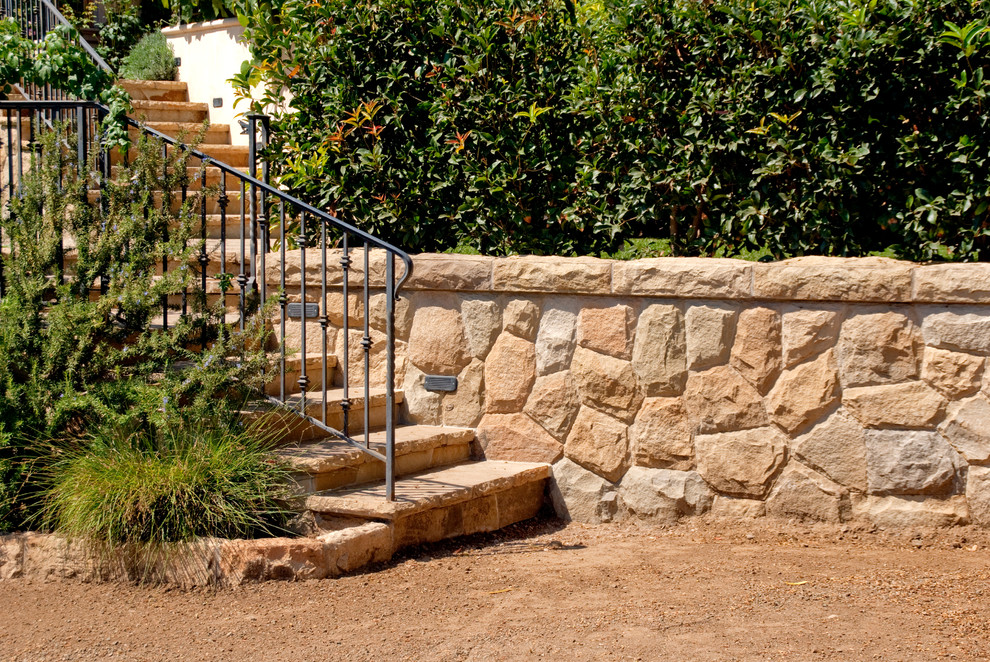 Retaining Walls - Mediterranean - Landscape - Santa Barbara - by Arroyo ...