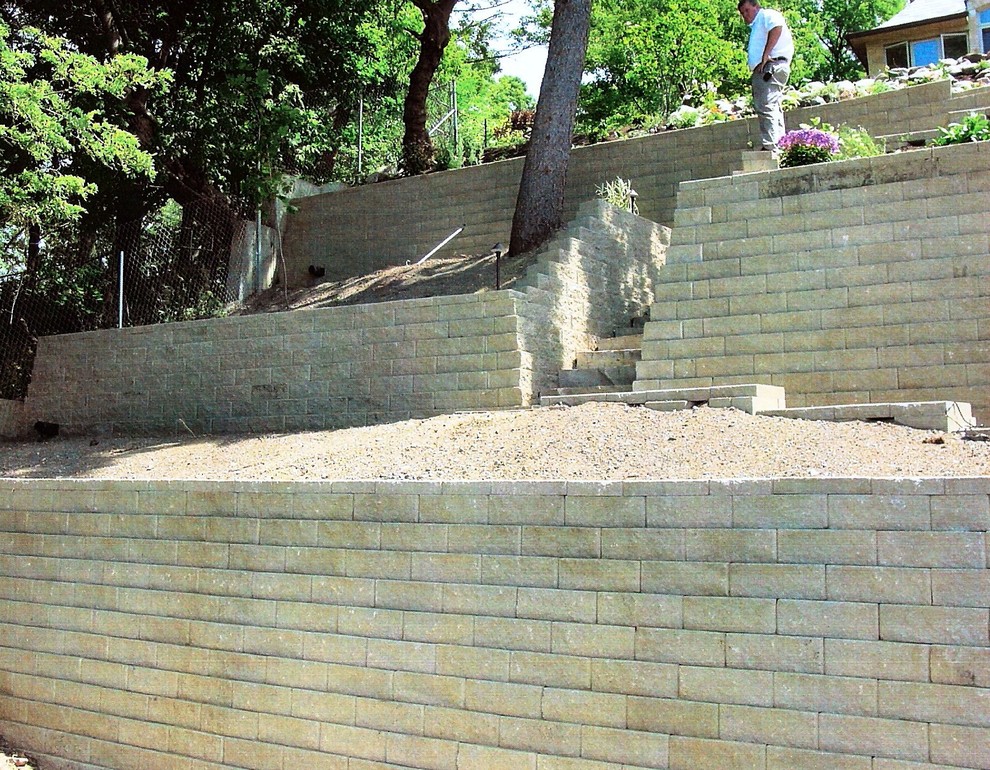Retaining Walls, Brick Paver Driveways & Hardscapes - Traditional ...