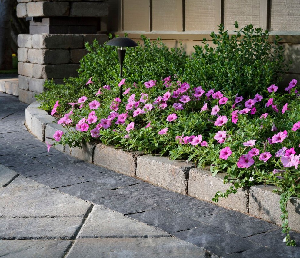 Retaining Walls, Columns & Steps - Transitional - Landscape - San ...