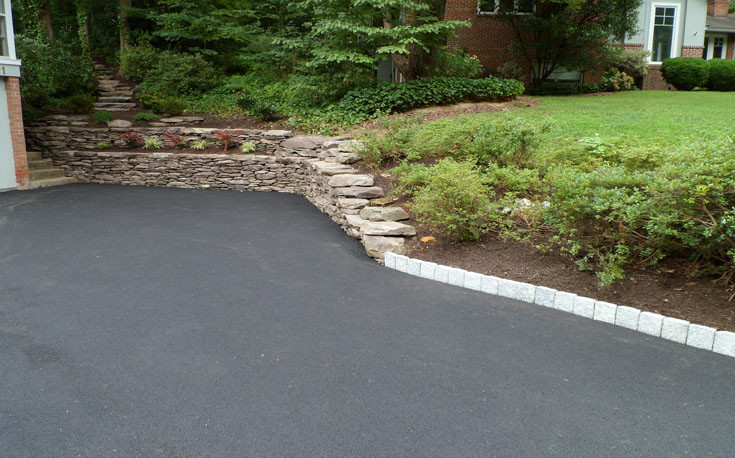 Retaining walls - Rustic - Landscape - DC Metro - by Custom ...
