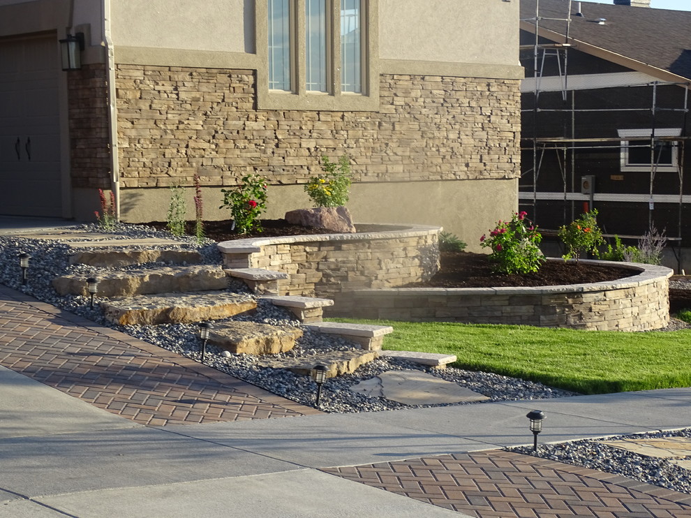 Retaining walls - Rustic - Landscape - Denver - by RC Custom Landscape ...