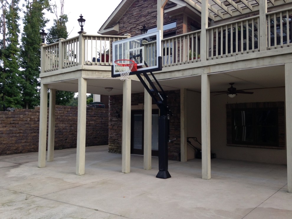 Rich Z's Pro Dunk Gold Basketball System on a 40x35 in York, SC ...