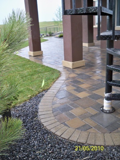 Rock Lake - Calgary - Estate Home Landscaping - Modern - Landscape ...