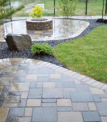 Rock Lake - Calgary - Estate Home Landscaping - Modern - Landscape ...