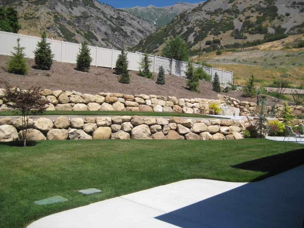 Rock Walls - Traditional - Landscape - Salt Lake City - by Boulder ...