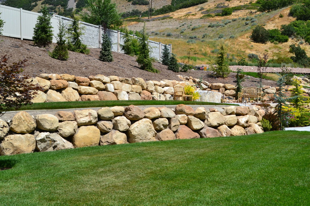 Rock Walls - Traditional - Landscape - Salt Lake City - by Boulder ...