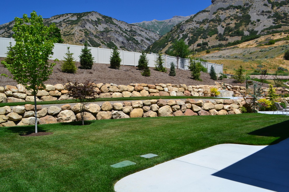 Rock Walls - Traditional - Landscape - Salt Lake City - by Boulder ...