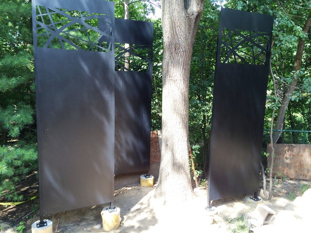 Rockford, Residential Client Custom Laser Cut Privacy Screens ...