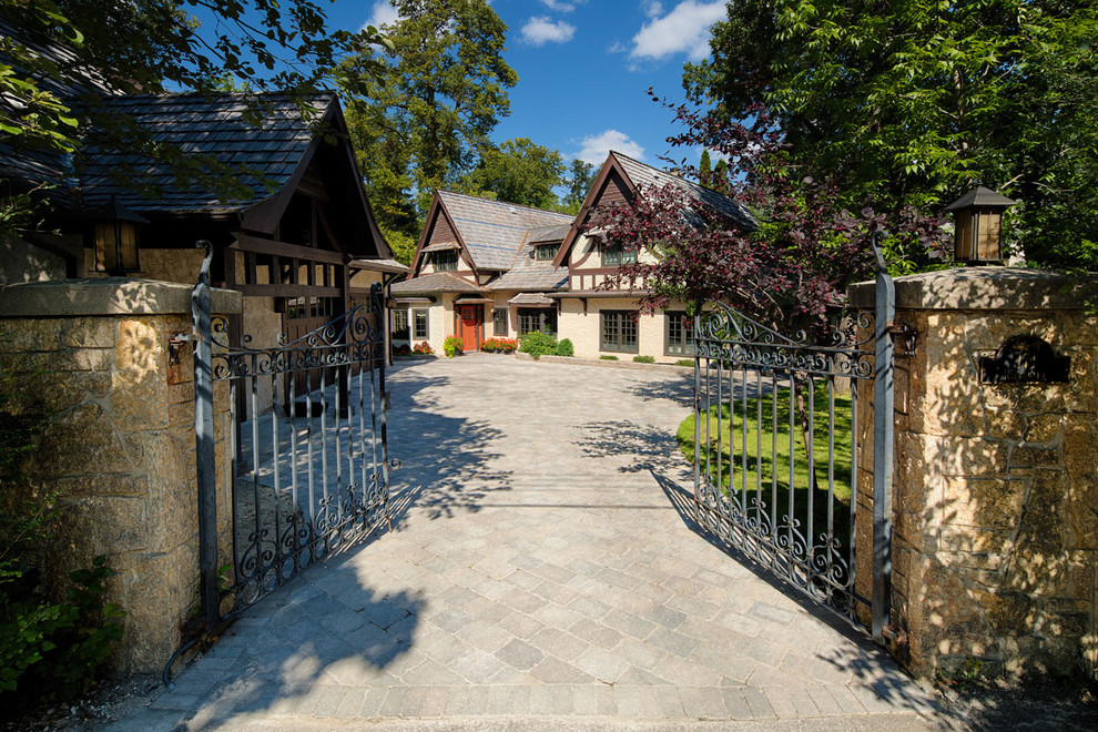 Roman paver driveway - Traditional - Landscape - Other - by Barkman ...