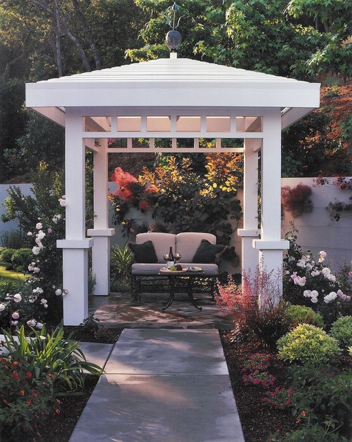 Romantic garden pavilion - Craftsman - Jardin - San Francisco - par ...