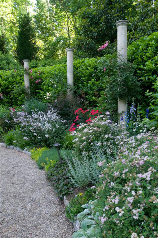 Rose Columns - Traditional - Landscape - Atlanta - by Planters | Houzz