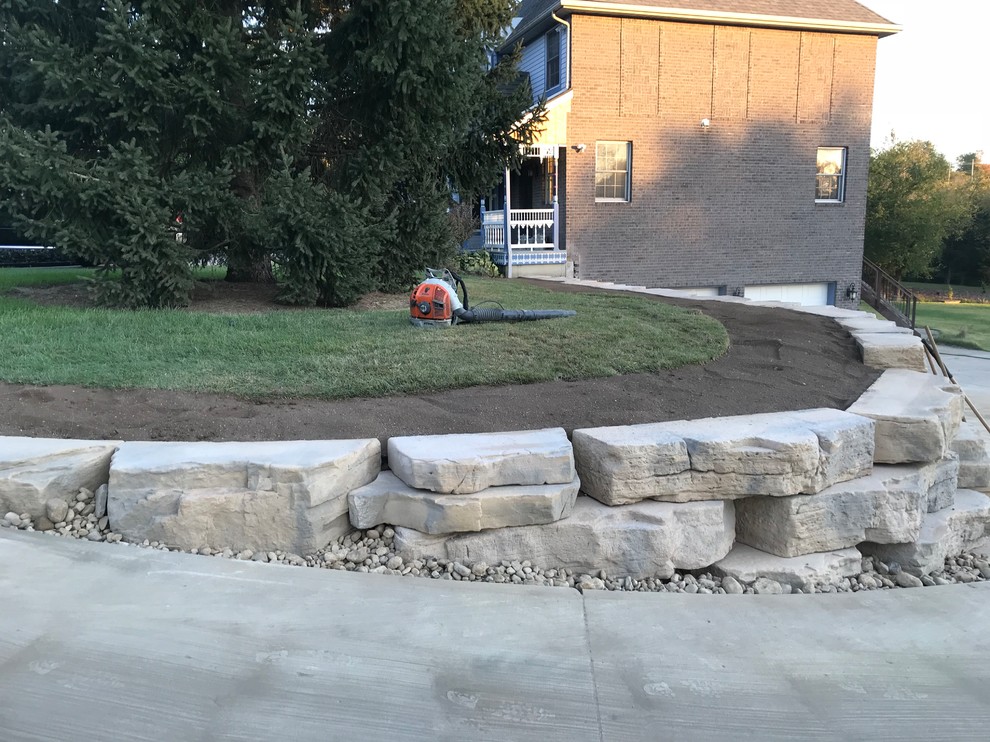Rosetta Retaining Wall - Hamilton - Rustic - Landscape - Other - by J ...