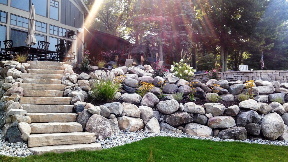 Rosetta Steps & Boulder Walls - Landscape - Grand Rapids - by Weesies ...