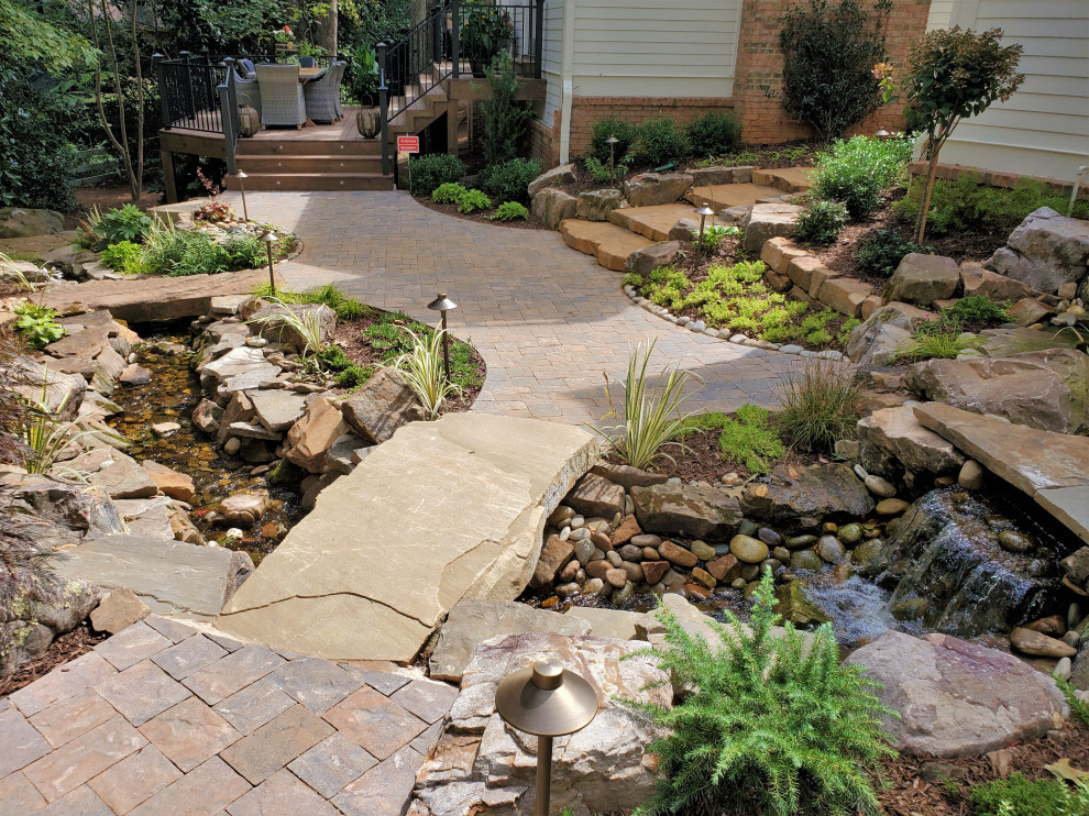 Rustic Backyard Retreat - Rustic - Landscape - Atlanta - by Elements ...