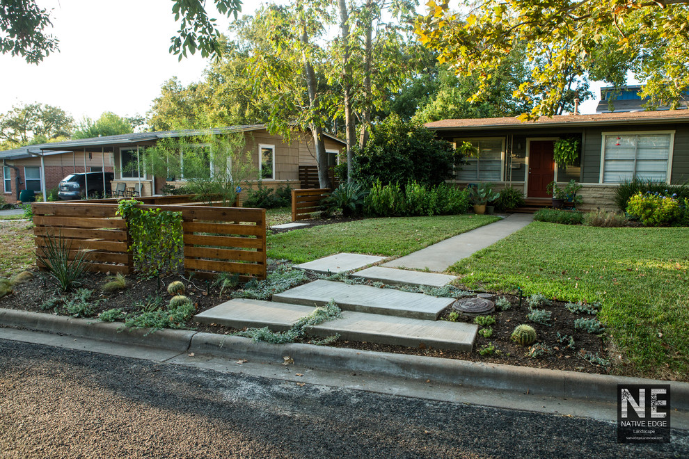 Rustic Crestview Backyard Retreat - Modern - Landscape - Austin - by ...