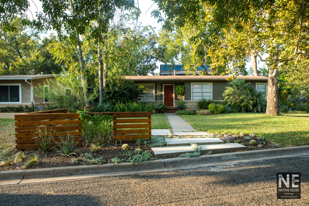 Rustic Crestview Backyard Retreat - Modern - Landscape - Austin - by ...