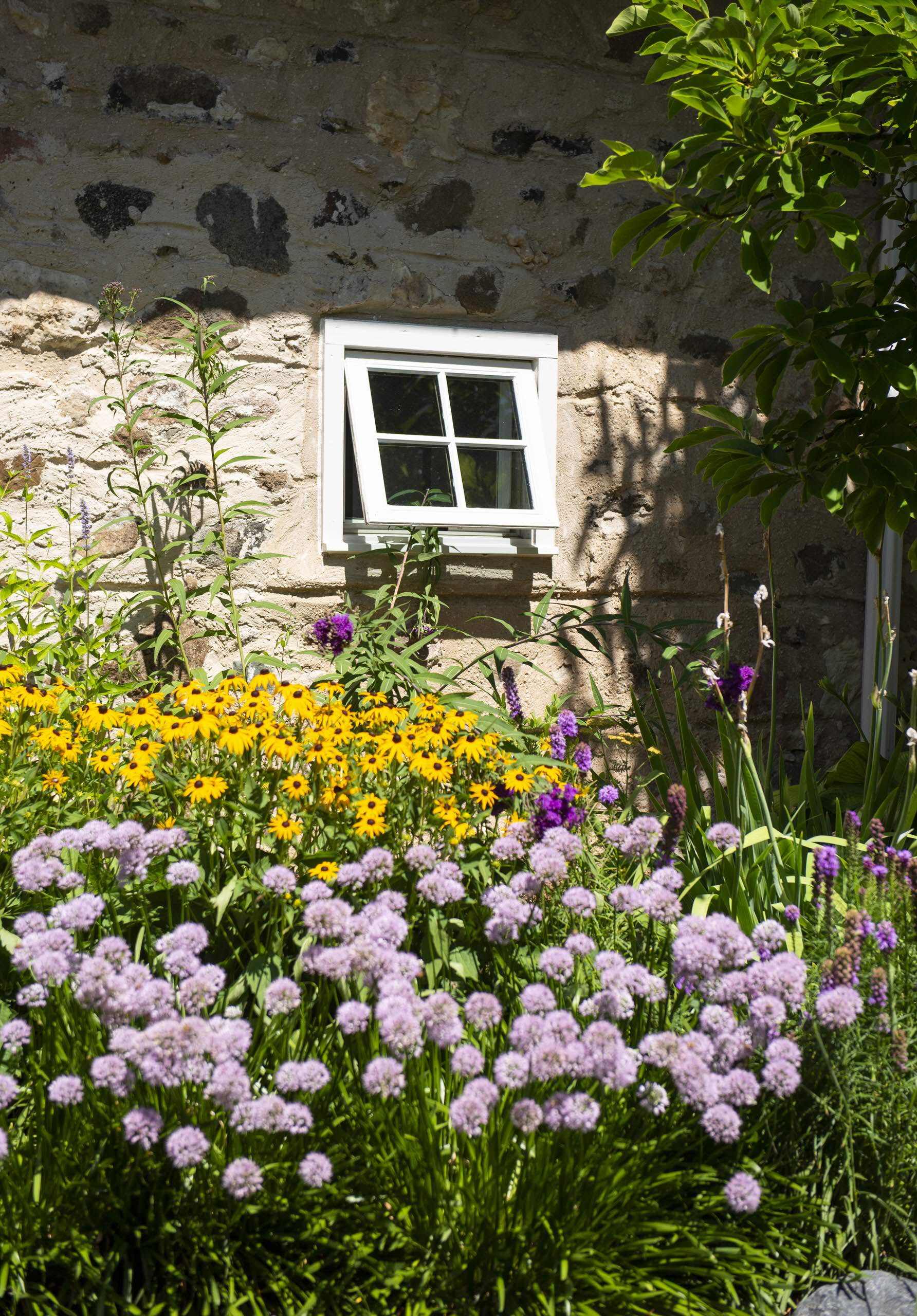 Rustic Flower Beds