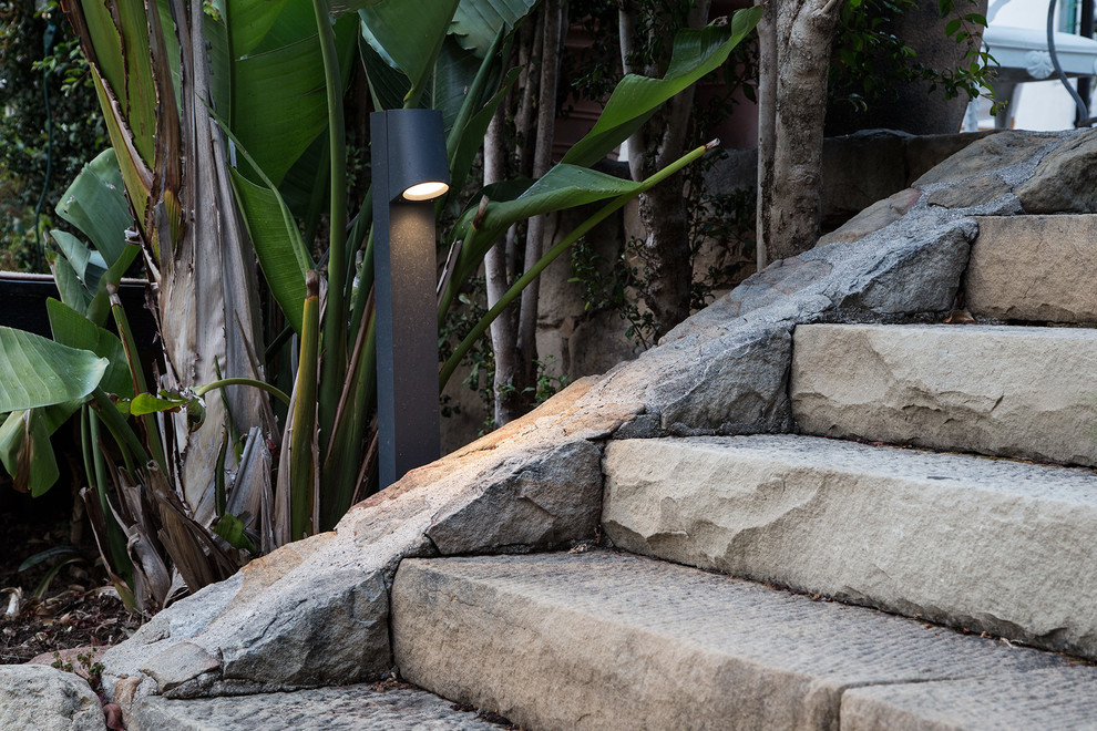 Santa Barbara Mission Residence - Stone Steps - American Southwest ...