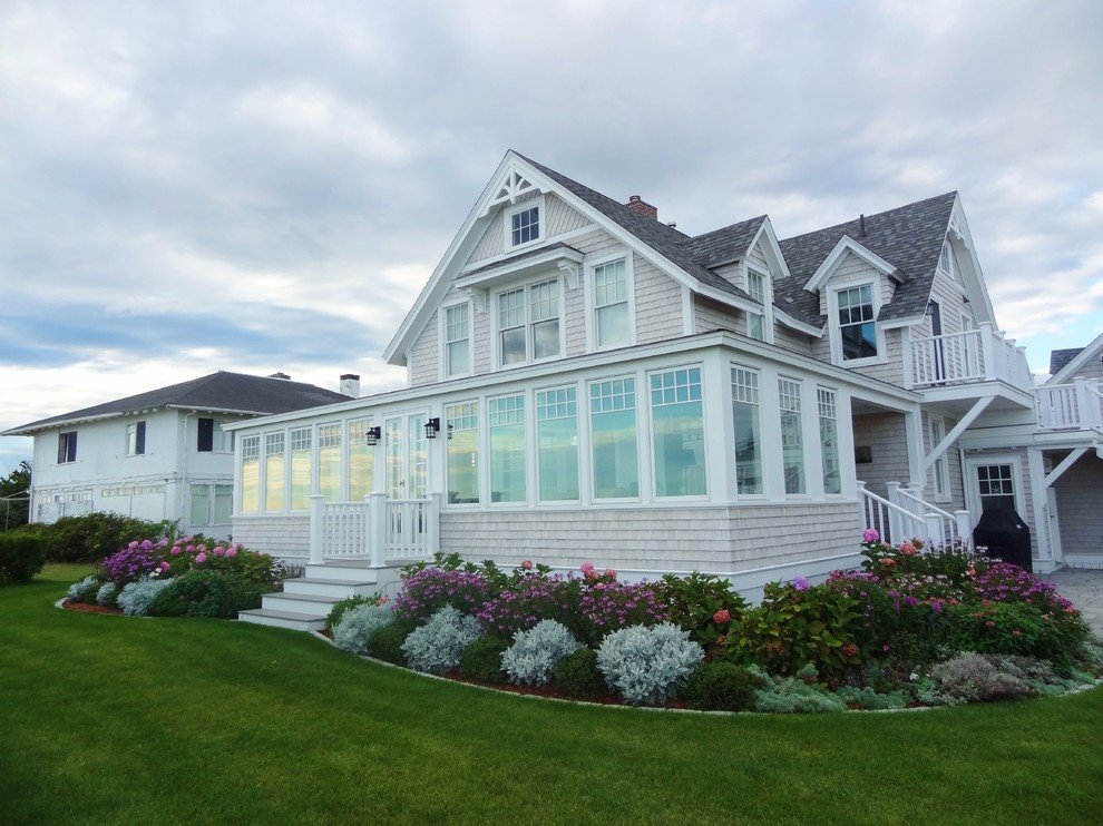 Seaside Garden/Mermaid - Traditional - Landscape - Boston - by Maria ...