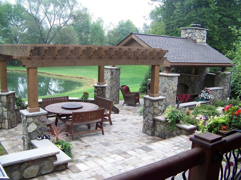 Secluded Outdoor Living Space - Traditional - Patio - Cleveland - by ...