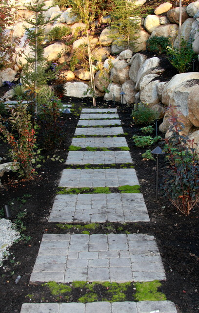 Segmented Walkway - Modern - Garden - Salt Lake City - by Utah ...