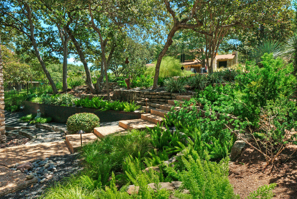 Shade Garden - Contemporary - Landscape - Austin - by Pearson Landscape ...