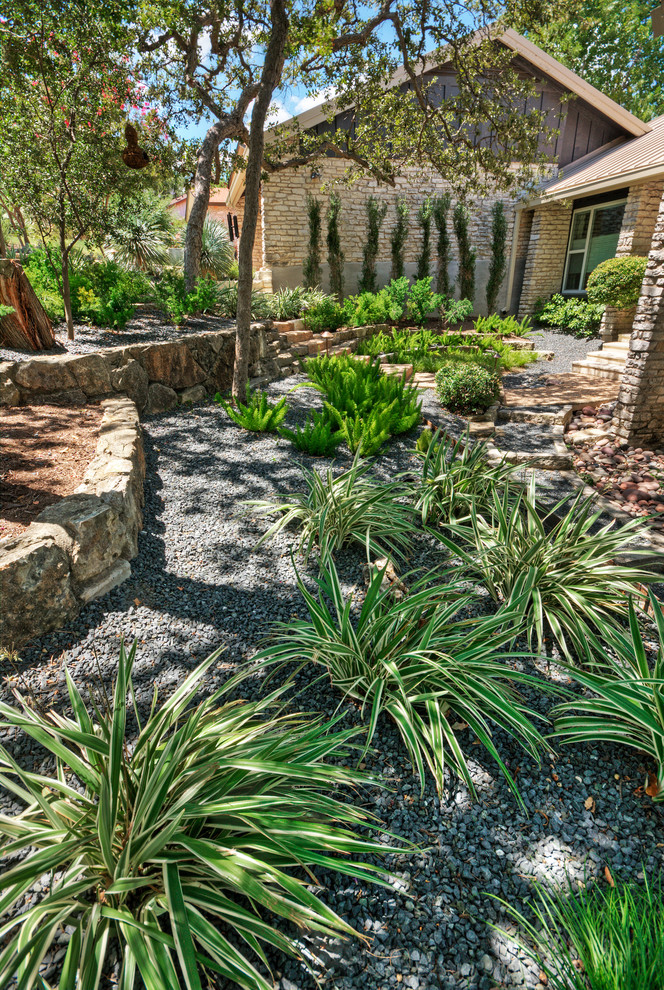 Shade Garden - Contemporary - Landscape - Austin - by Pearson Landscape ...