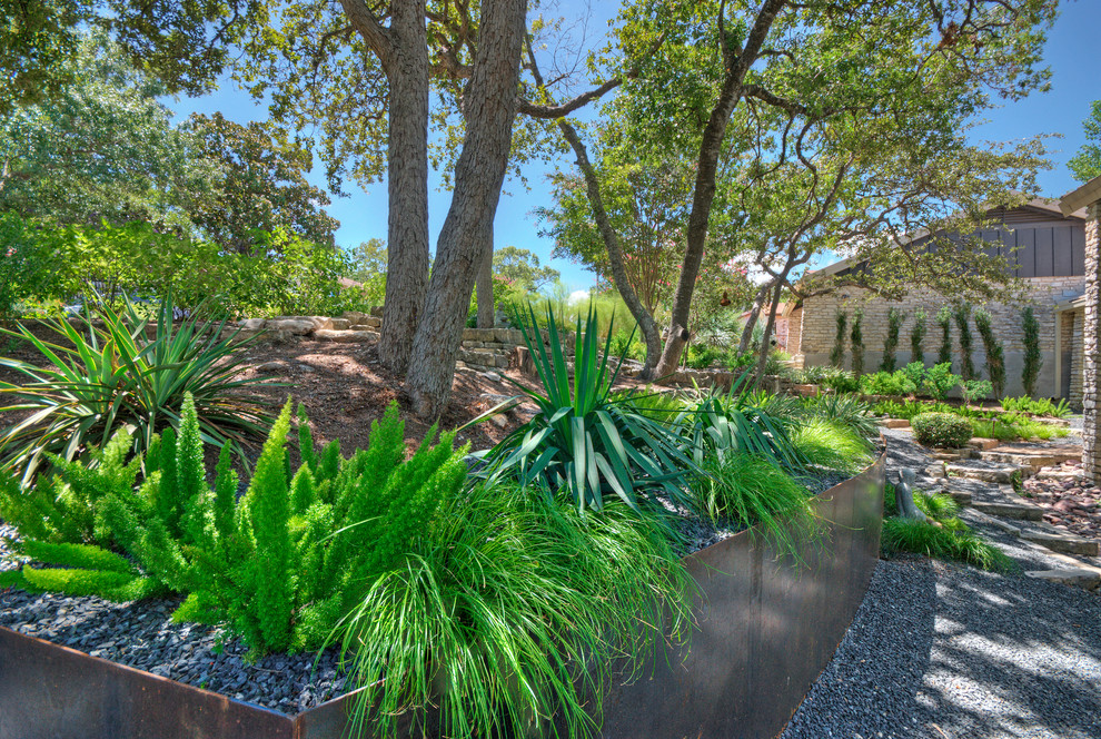 Shade Garden - Modern - Landscape - Austin - by Pearson Landscape ...