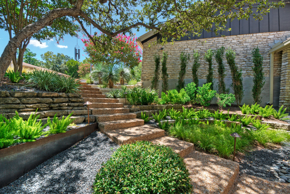 Shade Garden - Modern - Landscape - Austin - by Pearson Landscape ...