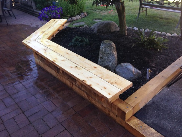 Cedar Wood Retaining Walls