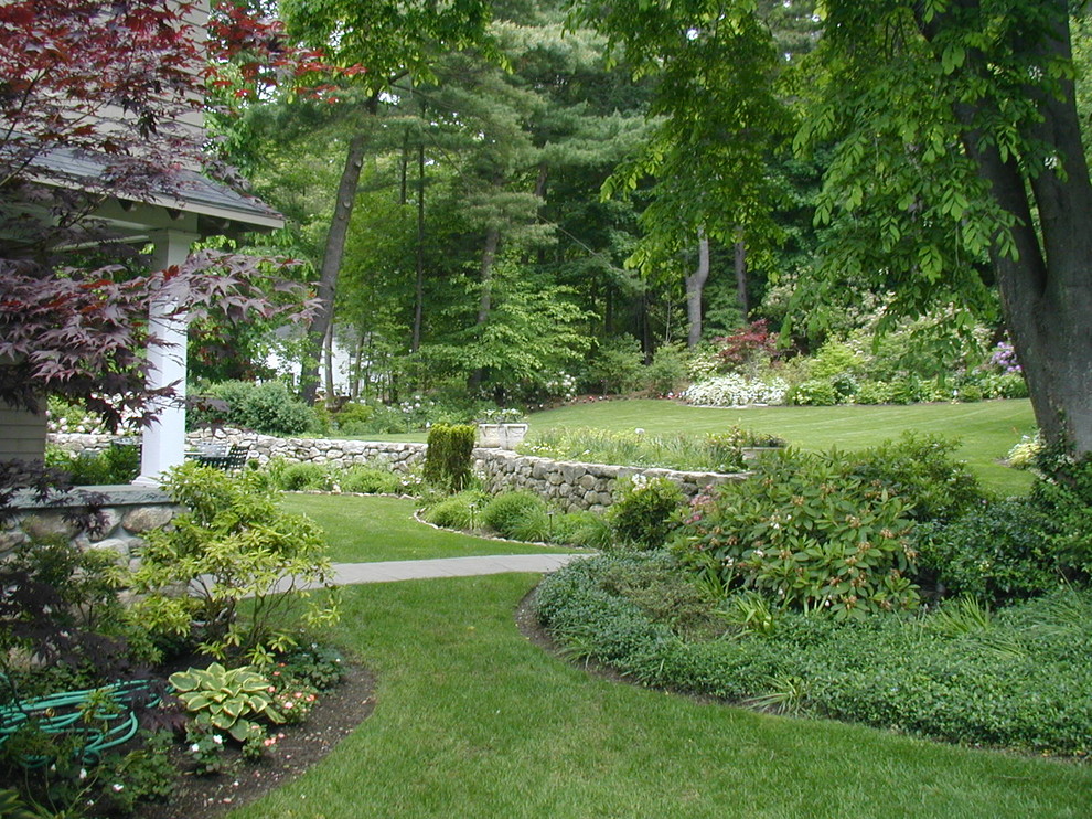Shingle Style Landscape Renovation - Traditional - Landscape - Boston ...