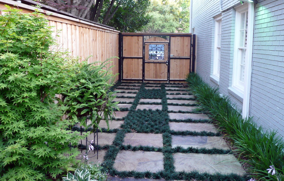 Side Garden with Parking Spot - Contemporary - Landscape - Dallas - by ...