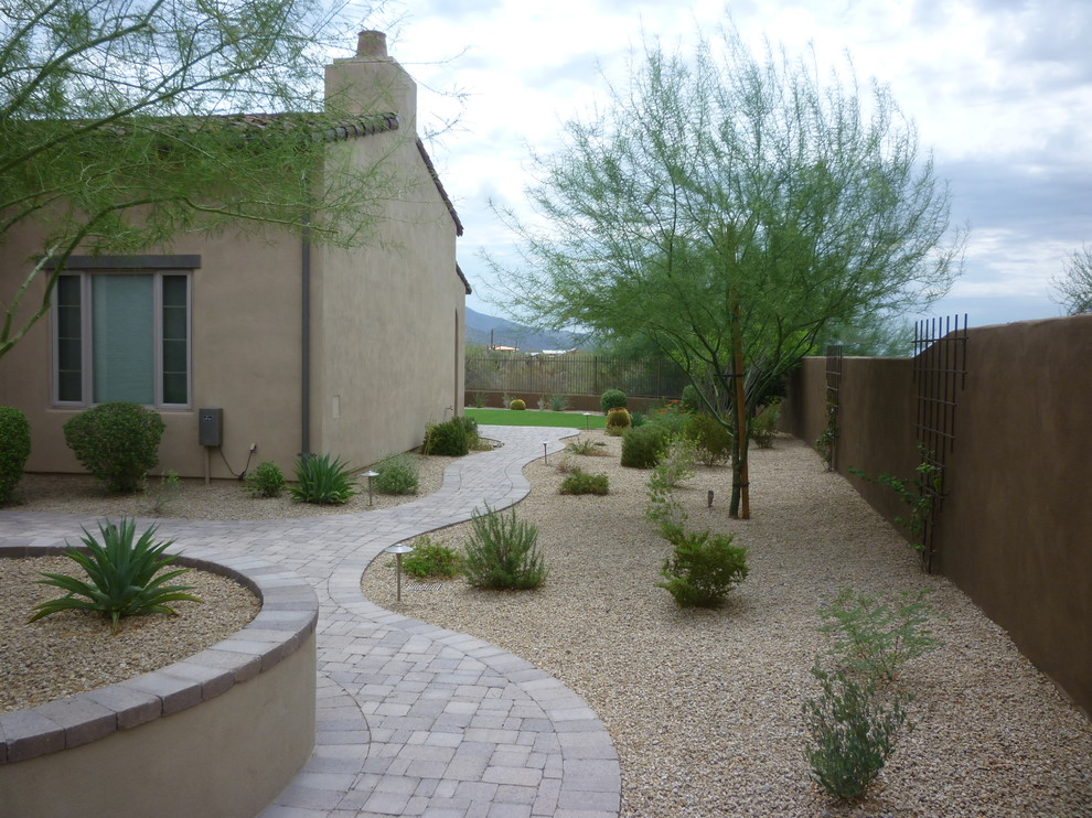 Side Yard Landscape - Contemporary - Landscape - Phoenix - by MTH ...