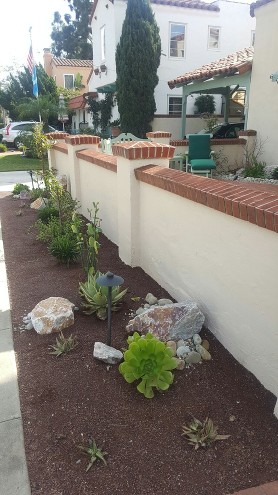 Sidewalk planter after - Mediterranean - Landscape - San Diego - by ...