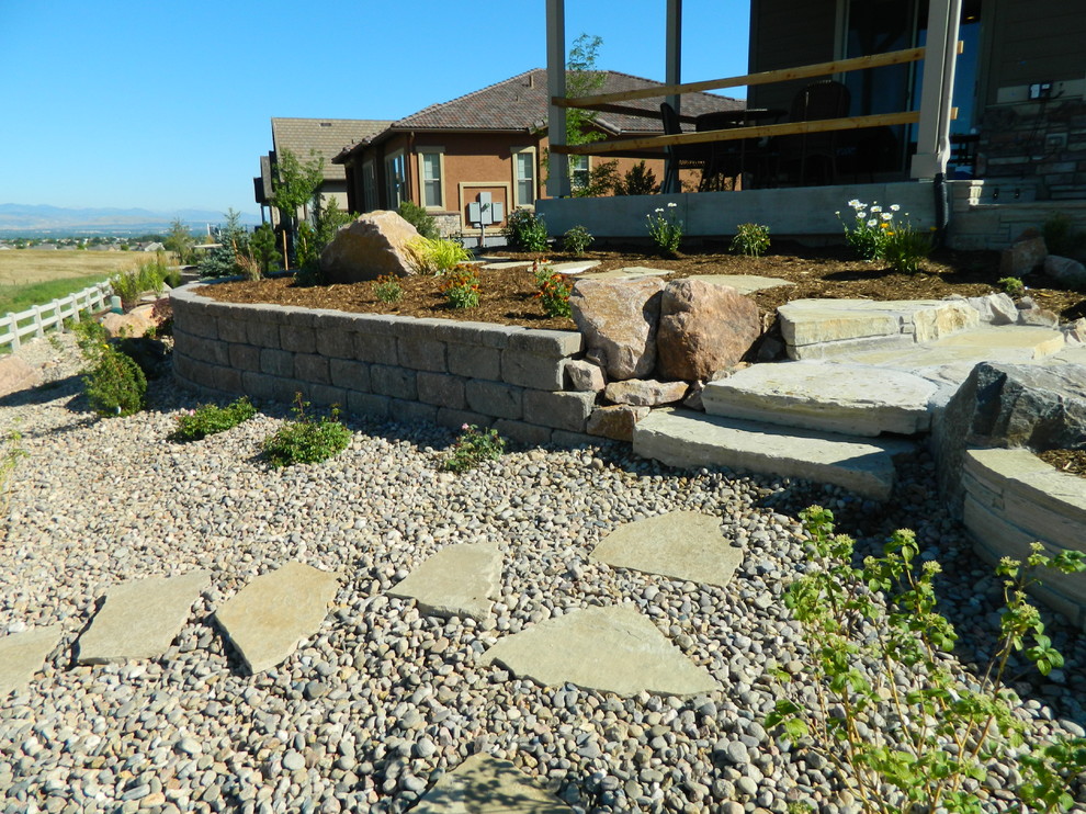 Siloam Slab Steps - Traditional - Landscape - Denver - by Colorado ...
