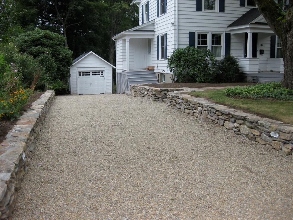 Simple and Sweet Front Drive and Walkway - Traditional - Landscape ...