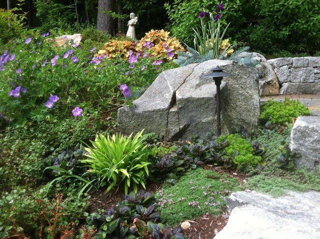 Landscaping On Slope With Boulders What Can I Do With All Of These