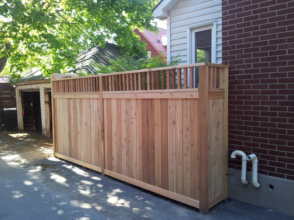 small back yard Pvc deck - Traditional - Landscape - Ottawa - by ...
