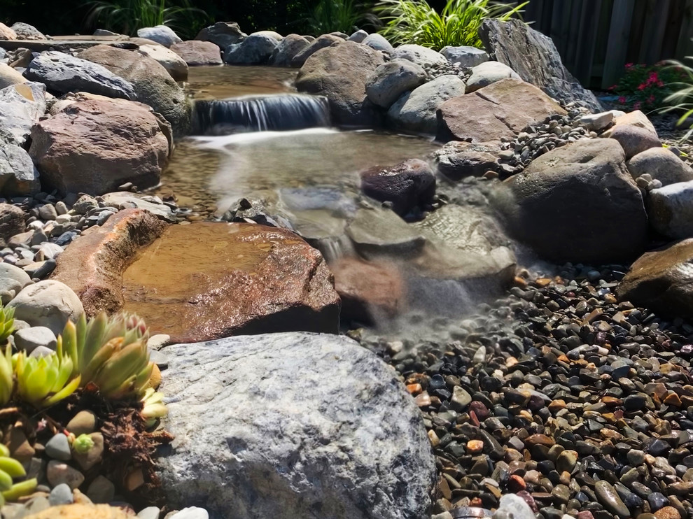 Small Backyard Pondless Waterfall - Landscape - Other - by C.E. Pontz ...