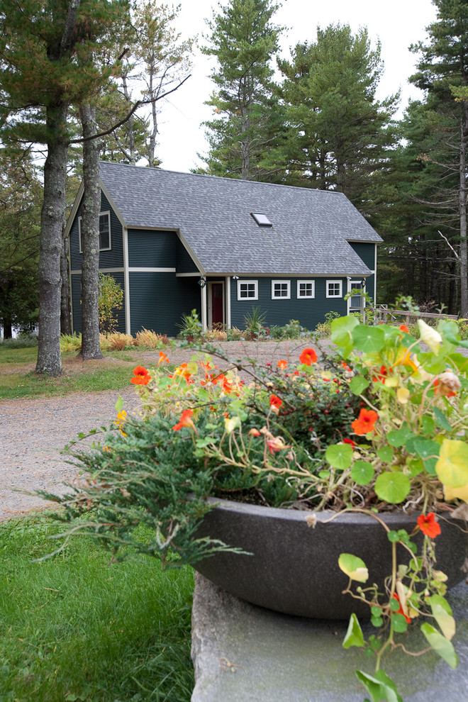 Small live/work building - Contemporary - Landscape - Portland Maine ...