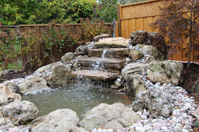 Small Pond - Traditional - Garden - Toronto - by Earth Art Landscapes ...