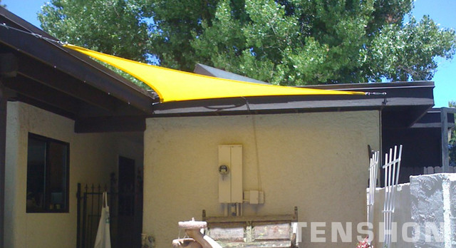 Small Shade Sail - Eclectic - Garden - Phoenix - by Tenshon, LLC | Houzz AU